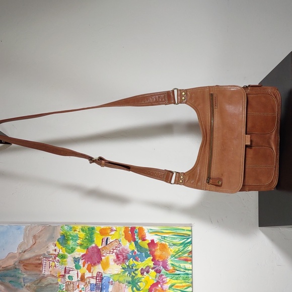 Fossil | Bags | Fossil Leather Messenger Bag | Poshmark